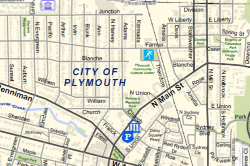 Street Map Development | City of Plymouth, MI – Ritter GIS